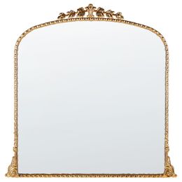Beliani WANDSPIEGEL gold Metall 71/71 cm Livry