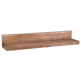 KADIMA DESIGN WANDREGAL NAKO Massivholz Flexibles Design Landhausstil, Beige 110x24x17 cm