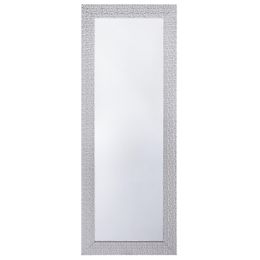 Beliani WANDSPIEGEL silber rechteckig 50/130 cm Mervent