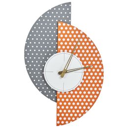 Beliani WANDUHR Grau/Orange/Wei&szlig;/Gold Chalais