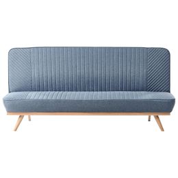 Beliani SCHLAFSOFA 191/108 cm Blau Kalfafel