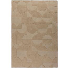 KADIMA DESIGN TEPPICH aus Wolle DEBEN in Natur, geometrisch, 200 x 290 cm
