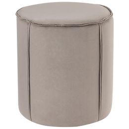 Beliani POUF Taupe Sedona