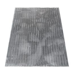 KADIMA DESIGN HOCHFLORTEPPICH, mit Struktur, Florh&ouml;he 23 mm, Grau, 120 x 160 cm