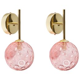 Beliani WANDLAMPE Gold Anadyr