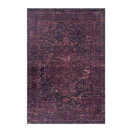 KADIMA DESIGN TEPPICH Flachgewebe Waschbar PIZOL in Rot, im Vintage-Stil, 120 x 170 cm
