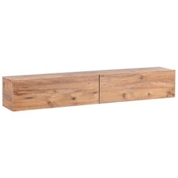 Beliani WANDMONTIERTER-TV-SCHRANK Braun Gladstone
