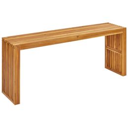 Beliani GARTENTISCH Akazienholz hellbraun 150/35 cm Bellano