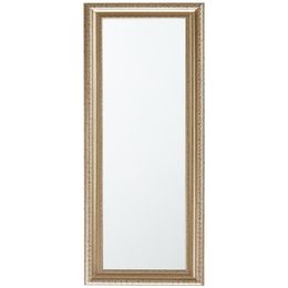 Beliani WANDSPIEGEL gold rechteckig 51/141 cm Aurillac