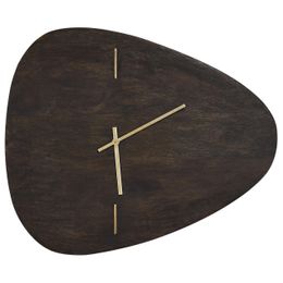 Beliani WANDUHR Mango Holz schwarz Loktak