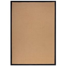 KADIMA DESIGN JUTETEPPICH TRENT, geometrisch, Braun-Schwarz, 160 x 230 cm