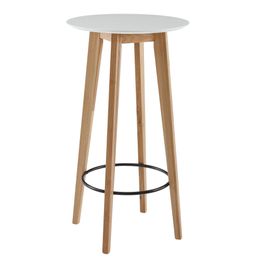 KADIMA DESIGN BARTISCH &ndash; Skandinavisch, Eiche, rund, 50 kg Belastbarkeit