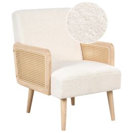 Beliani SESSEL Cremewei&szlig; Hojby