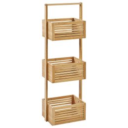 Beliani REGAL Bambusholz Hellbraun Waverly