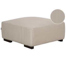 Beliani OTTOMANE Beige Lungo