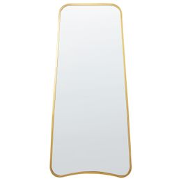 Beliani WANDSPIEGEL Metall gold 58/122 cm Levet