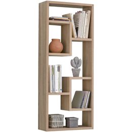 KADIMA DESIGN WANDREGAL ITTER Spanplatte Freischwebend Modern, Beige 36x15x90 cm
