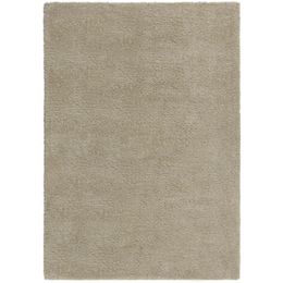 KADIMA DESIGN TEPPICH LYNE, einfarbig, Beige, 200 x 290 cm