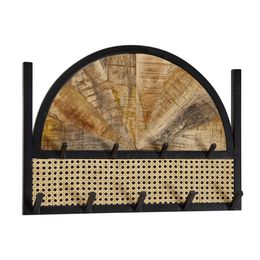 KADIMA DESIGN WANDGARDEROBE Mango Massivholz Rattan Metall Modern