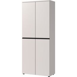 KADIMA DESIGN AKTENSCHRANK STUTTGART, 197 cm hoch, 5 Ordnerh&ouml;hen, Soft-Close Greige