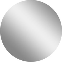 KADIMA DESIGN WANDSPIEGEL Rund (&Oslash; 60 cm) in Graphitfarben &ndash; Modern & Rahmenlos