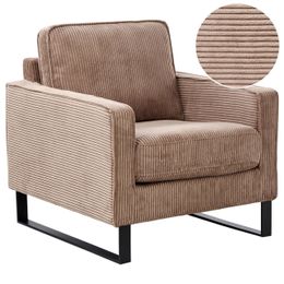 Beliani SESSEL Beige Vind