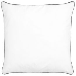 Beliani KOPFKISSEN Wei&szlig; 80/80 cm Pelister