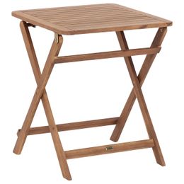 Beliani BEISTELLTISCH Heller Holzfarbton Paraggi