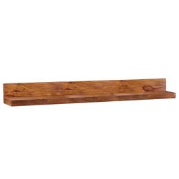 KADIMA DESIGN WANDREGAL NAKO Massivholz Flexibles Design Landhausstil, Braun 160x24x17 cm