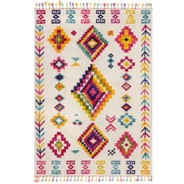 KADIMA DESIGN TEPPICH ARUN, geometrisch-abstrakt, aus Polypropylen, Bunt, 80 x 150 cm