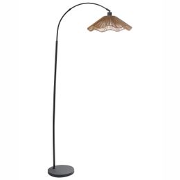 Beliani STEHLAMPE Naturfarben Migori