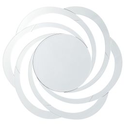 Beliani WANDSPIEGEL silber Blumenform 70 cm Treban