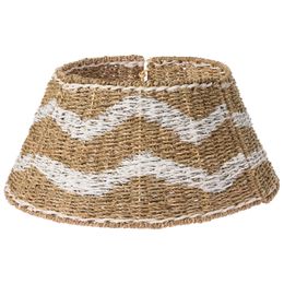 Beliani WEIHNACHTSBAUMKRAGEN 24 cm Naturfarben Hiver