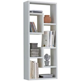 KADIMA DESIGN WANDREGAL ITTER Spanplatte Freischwebend Modern, Wei&szlig; 36x15x90 cm