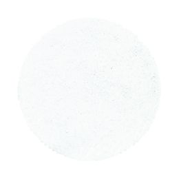 KADIMA DESIGN TEPPICH Hochflor SPREE in Wei&szlig;, einfarbig, &Oslash; 120 cm