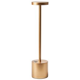 Beliani LED-TISCHLEUCHTE Gold Lizandro