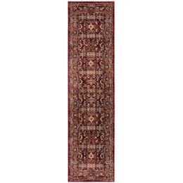 KADIMA DESIGN KURZFLORTEPPICH GLAZERT, orientalisch, Rot, 60 x 230 cm