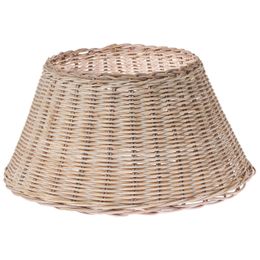 Beliani WEIHNACHTSBAUMKRAGEN 24 cm Braun Flocon