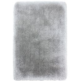 KADIMA DESIGN TEPPICH ORWELL, einfarbig, Silber, 120 x 170 cm