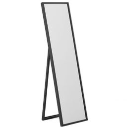 Beliani STEHSPIEGEL schwarz rechteckig 40/140 cm Torcy