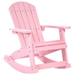 Beliani GARTEN-SCHAUKELSTUHL Rosa Adirondack