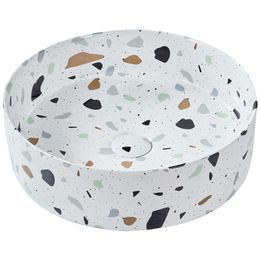 Beliani AUFSATZWASCHBECKEN 40 cm Nules