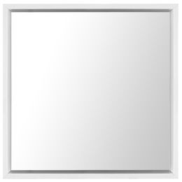 Beliani WANDSPIEGEL wei&szlig; quadratisch 50/50 cm Brignoles