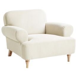 Beliani SESSEL Hellbeige Kiberg