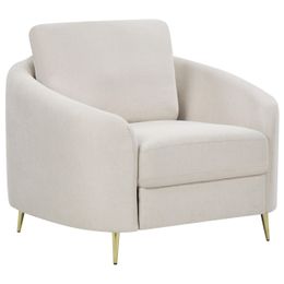 Beliani SESSEL Helles Beige Trosa