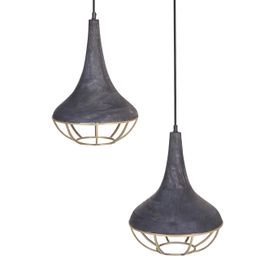 Beliani H&Auml;NGELEUCHTE Bagmati 36/36/150 cm