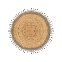 Beliani TEPPICH geflochten Marts 140/140 cm