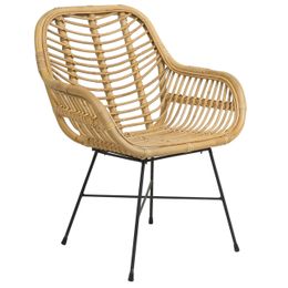 Beliani RATTANSTUHL Rattan Beige Canora
