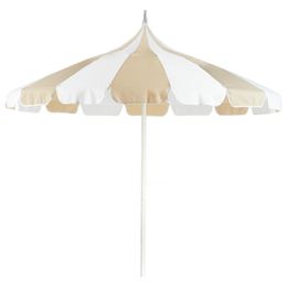 Beliani SONNENSCHIRM Beige Minoa