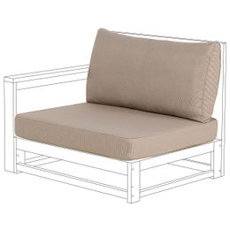 Beliani OUTDOOR-KISSENBEZUG Set Taupe Timor